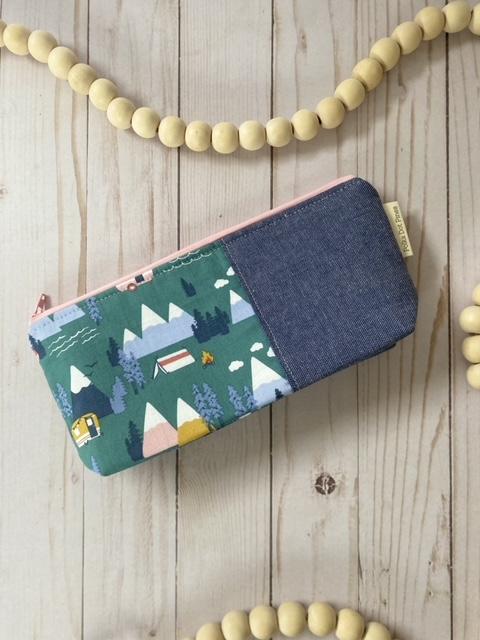 Pencil Pouches – Polka Dot Pines